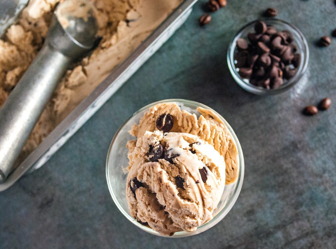 No Churn Espresso Chip Ice Cream – Cookies for England